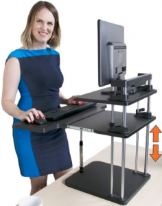 Stand Steady's UpTrak Dual Level Standing Desk-a Detailed Review | Sit ...